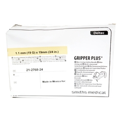 Gripper Plus Huber Infusion Set Gripper Plus 19 Gauge 3/4 Inch 8 Inch ...