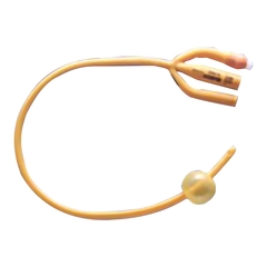 Rusch Gold Foley Catheter Rusch Gold 3-Way Standard Tip 30 cc Balloon ...