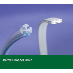 Bard Wound Drain Tube Bard® Silicone Fluted Style 15 Fr. Size - Bard ...