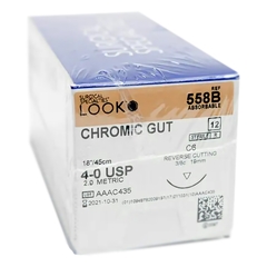 LOOK® Suture with C6 Needle, 12/BX - Surgical Specialties 558B BX ...