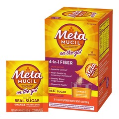 Metamucil Orange Fiber Supplement Powder 30 Count - Betty Mills