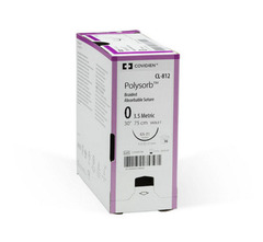 Polysorb Suture Polysorb Braided Polyester Absorbable Size 1 18" (L35 ...