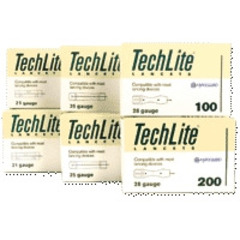 Techlite Lancet Techlite® Adjustable Depth Lancet Needle 2.8 to 3.1 mm Depth 28 Gauge Twist Top ...