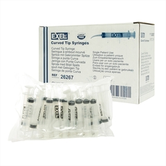 Exel General Purpose Syringe Exel 12 mL Bulk Pack Curved Tip Without ...