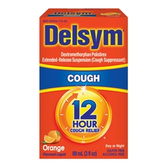Delsym Cough Relief Delsym 30 mg Strength Suspension 3 oz. - Reckitt ...