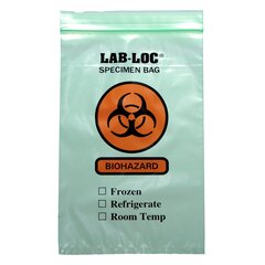 Lab-Loc Specimen Transport Bag with Document Pouch Lab-Loc® 6 X 9 Inch ...