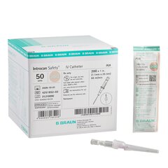Introcan Safety Peripheral IV Catheter Introcan Safety® 20 Gauge 1 ...