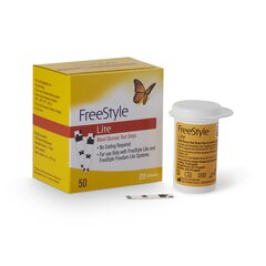 FreeStyle Blood Glucose Test Strips FreeStyle Lite® 50 Test Strips per ...