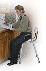 All Purpose Stool Backrest White, 1/EA - Drive Medical 12455 EA - Betty ...