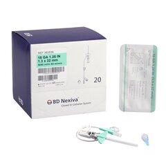 Nexiva® Closed IV Catheter 18 Gauge, 20/BX - BD 383539 BX - Betty Mills