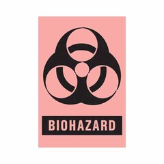 Timemed Pre-Printed Label, Biohazard, 2 x 3 Inch - PDC Healthcare BH ...