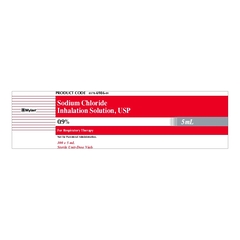 Respiratory Therapy Solution Sodium Chloride, Preservative Free 0.9% ...