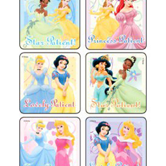Kids Love Stickers Disney Princess Patient Stickers - Betty Mills
