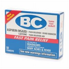 BC Pain Relief BC® 845 mg - 65 mg Strength Aspirin / Caffeine Powder 50 ...