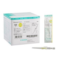 Introcan Safety Peripheral IV Catheter Introcan Safety® 24 Gauge 3/4 ...