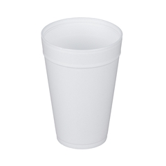 Dart Drinking Cup 32 oz. White Styrofoam Disposable, 25 EA/SL - Dart ...