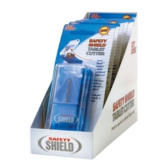 Safety-Shield Pill Cutter Safety-Shield® Stainless Steel Blade Blue ...