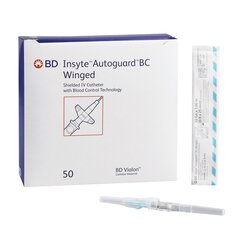 Insyte Autoguard BC Peripheral IV Catheter Insyte Autoguard BC 22 Gauge ...