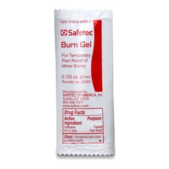 Safetec Burn Relief Safetec Topical Gel 3.5 Gram Individual Packet, 600 ...