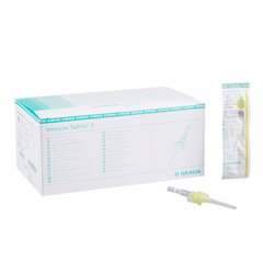 Introcan Safety 3 Closed IV Catheter Introcan Safety 3 24 Gauge 0.75 ...