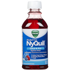 NyQuil Cold and Cough Relief NyQuil® Cold & Flu 650 mg - 30 mg - 4 mg ...