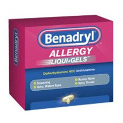 Benadryl Allergy Relief Benadryl® 25 mg Strength Capsule 24 per Box ...
