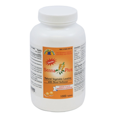 Senna Plus Laxative Senna Plus Tablet 1000 per Bottle 50 mg / 8.6 mg ...