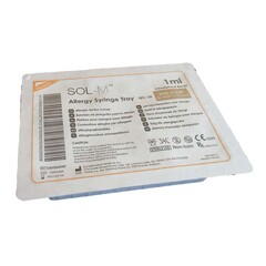 Sol-M Standard Allergy Tray Sol-M™ 1 mL 3/8 Inch 26 Gauge NonSafety ...