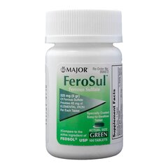 Feosol Iron Supplement FeoSul 325 mg Strength Tablet 100 per Bottle ...