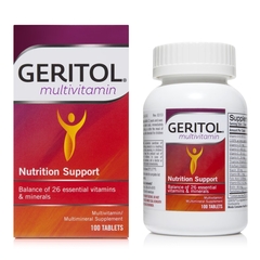 Geritol Multivitamin Supplement Geritol Vitamin A / Ascorbic Acid 6100 ...