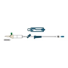 Codan Secondary IV Administration Set Codan Gravity 20 Drops / mL Drip ...