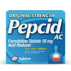 Pepcid AC Antacid Pepcid® AC 10 mg Strength Tablet 30 per Box - Johnson ...