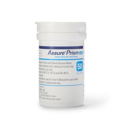 Assure Blood Glucose Test Strips Assure 50 Strips per Box Automatic ...
