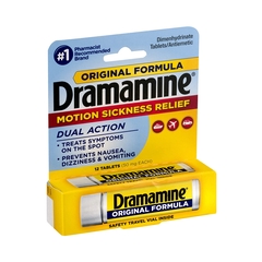 Dramamine Nausea Relief Dramamine 50 mg Strength Tablet 12 per Bottle ...