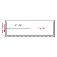 Meditech Blank Label Meditech Thermal Label White Paper 1-1/4 X 4 Inch ...