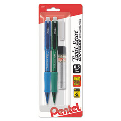 Pentel® Twist-Erase® EXPRESS Mechanical Pencil - Pentel PENQE415LEBP2 ...