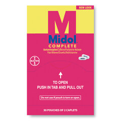 Midol® Complete Menstrual Caplets - Lil Drugstore BXMD30 BX - Betty Mills