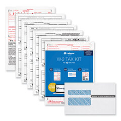Adams Business Forms Adams® 6-Part W-2 Online Tax Kit - Cardinal Brands ...