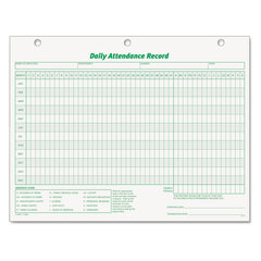 TOPS™ Daily Attendance Card - Tops 3284 PK - Betty Mills