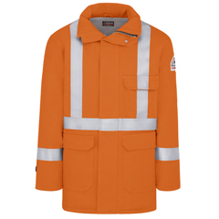 Bulwark Men's Heavyweight Fire Resistant Insulated Deluxe Parka with ...