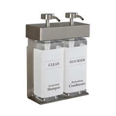 Dispenser Amenities SOLera 2 Chamber Liquid Dispenser, 44 oz., Satin ...